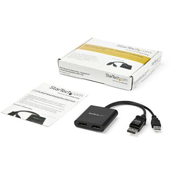STARTECH DisplayPort to DisplayPort Multi-Monitor Splitter - 2-Port MST Hub | Deal.no