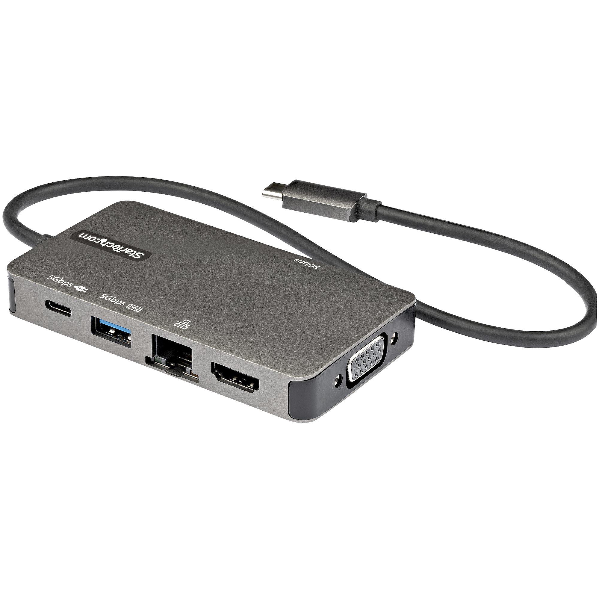 STARTECH USB-C MULTIPORT ADAPTER HDMI/VGA 100W PD PASSTHROUGH 3X ACCS ...