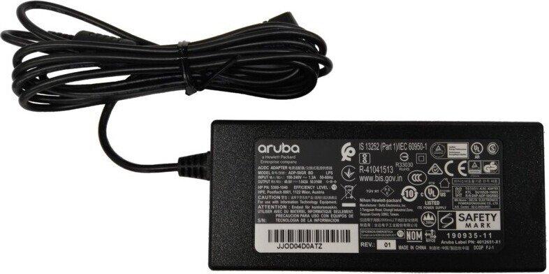 Hewlett Packard Enterprise Aruba AP-AC2-12B 12V/36W AC/DC power adapter ...