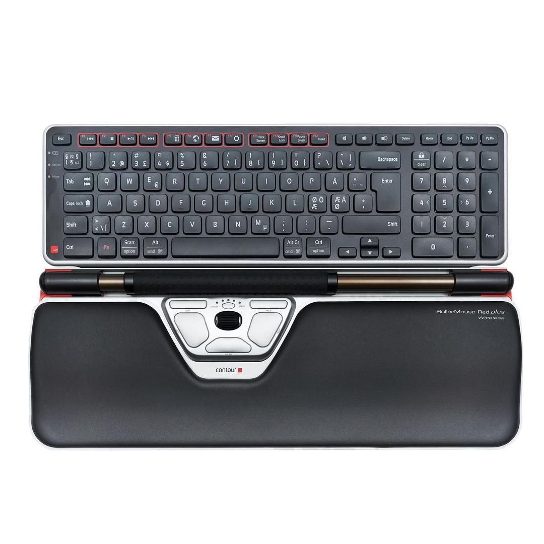 CONTOUR DESIGN CONTOUR RollerMouse Red Plus WL + Balance Keyboard WL ...