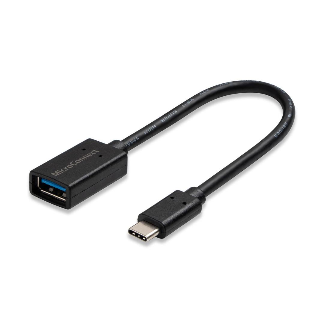 MICROCONNECT USB3.1 SuperSpeed 0.2m M-F MICRO | Datarekvisita