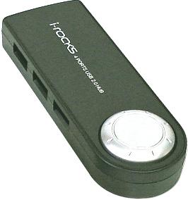 I-ROCKS USB 2.0 hub 4-portar 3xUSB-A 1xmini-USB inkl USB-kabel och egen ...