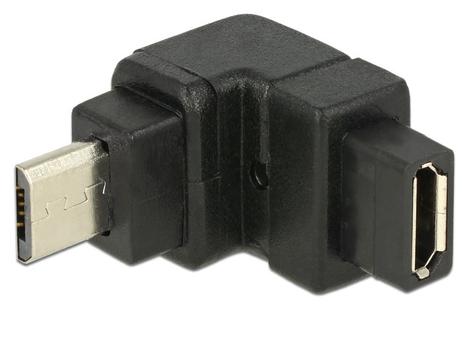 DELOCK Adapter USB2 Micro-B male 90 grader vinkel | Deal.no