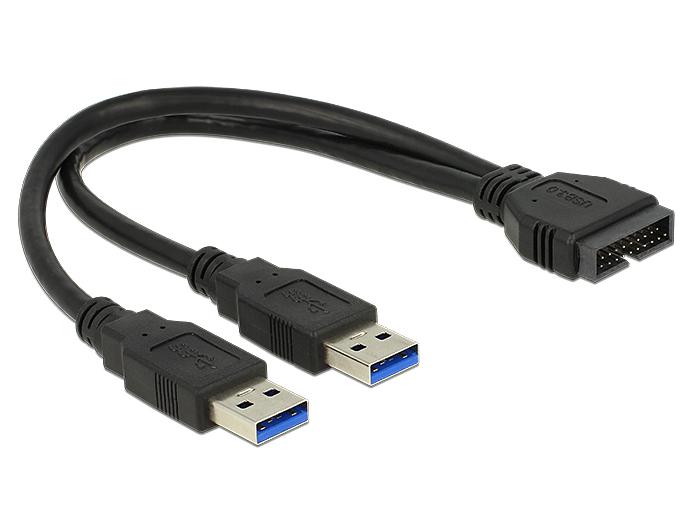Delock intern-til-ekstern USB-kabel - 19-pins USB | Multicom