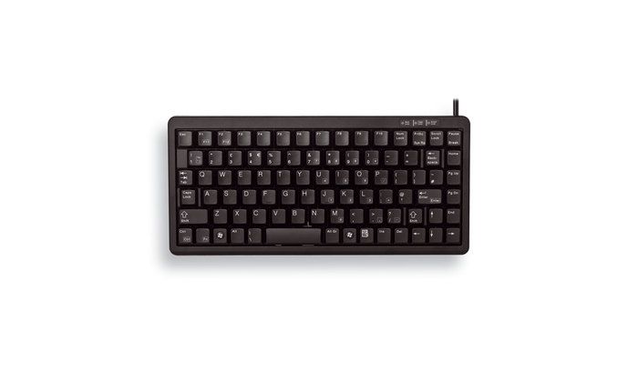 CHERRY COMPACT KEYBOARD G84-4100 EU BLACK USB PS/2 US-ENGL INTL US WRLS ...