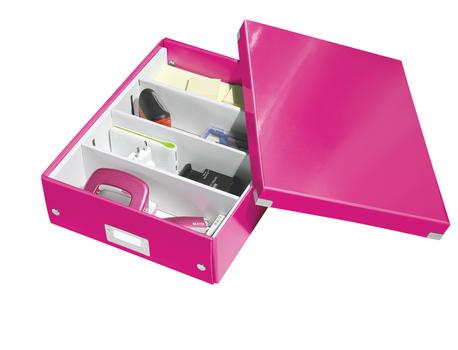 LEITZ Organizer Box Click&Store Medium WOWpink | Connect