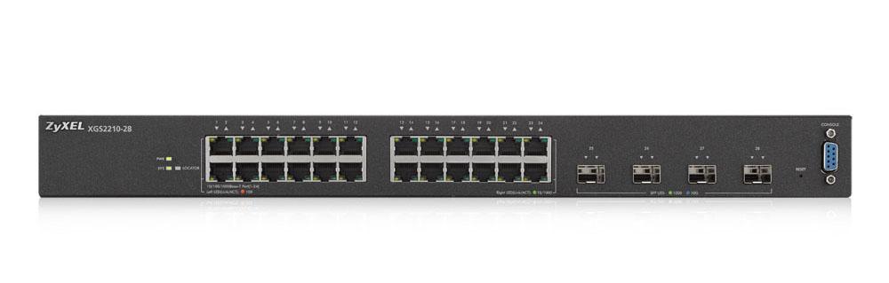XGS2210-28 - 24-port GbE L2 Switch with 10GbE Uplink Zyxel - 2Techshop
