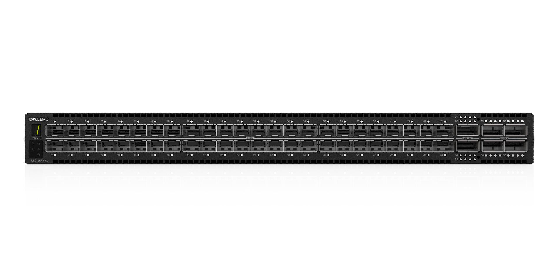 DELL EMC S5248F-ON Switch 48x25GbE SFP28 4x100GbE QSFP28 2x100GbE QSFP ...