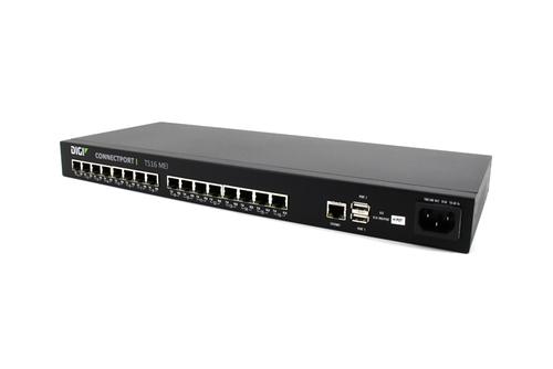 Digi Digi ConnectPort TS 16 MEI Serial to Ethernet Terminal Server ...